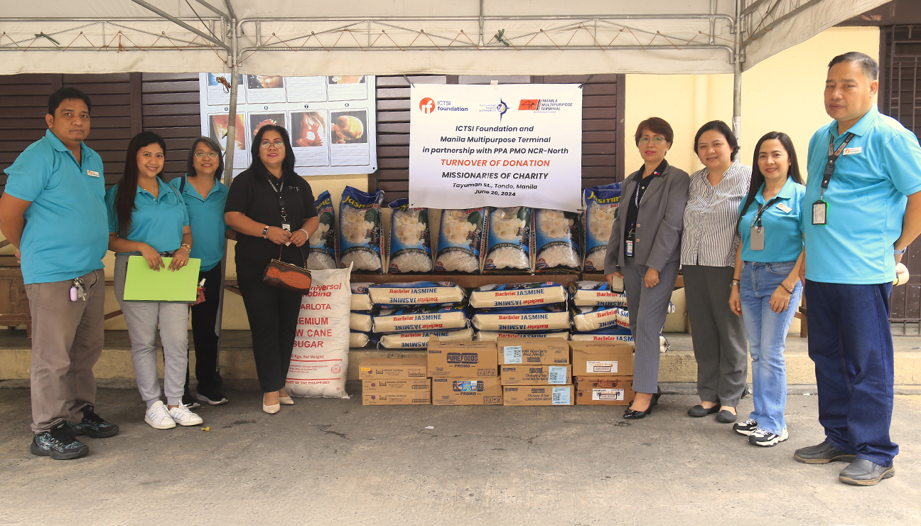 ICTSI Foundation, MMT support PPA donation drive | ICTSI